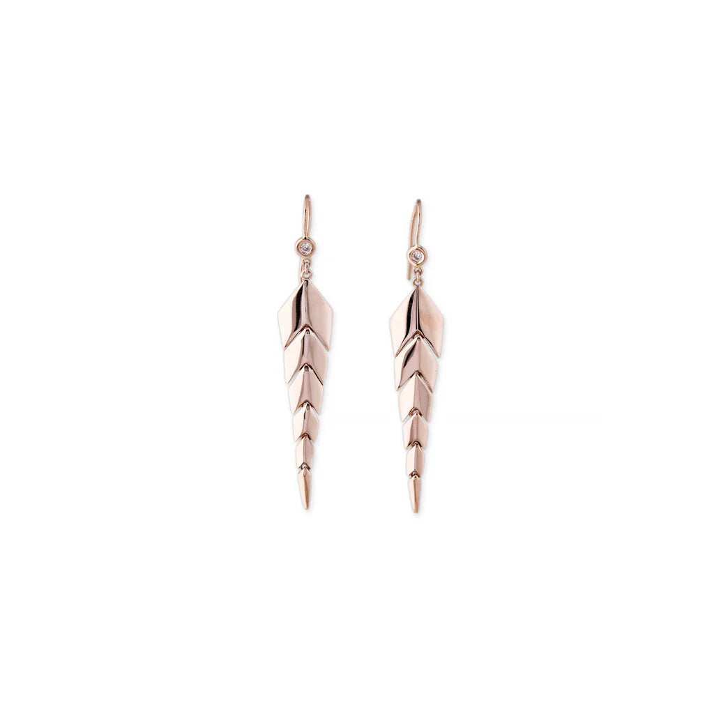 Small fishtail earrings