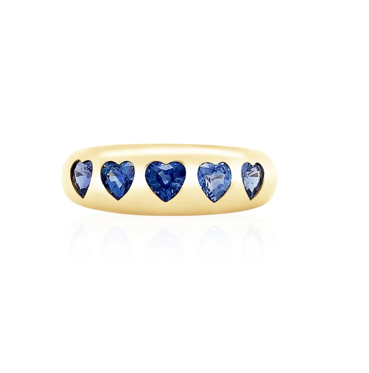 HEART CLASSIC NOMAD RING BLUE SAPPHIRE