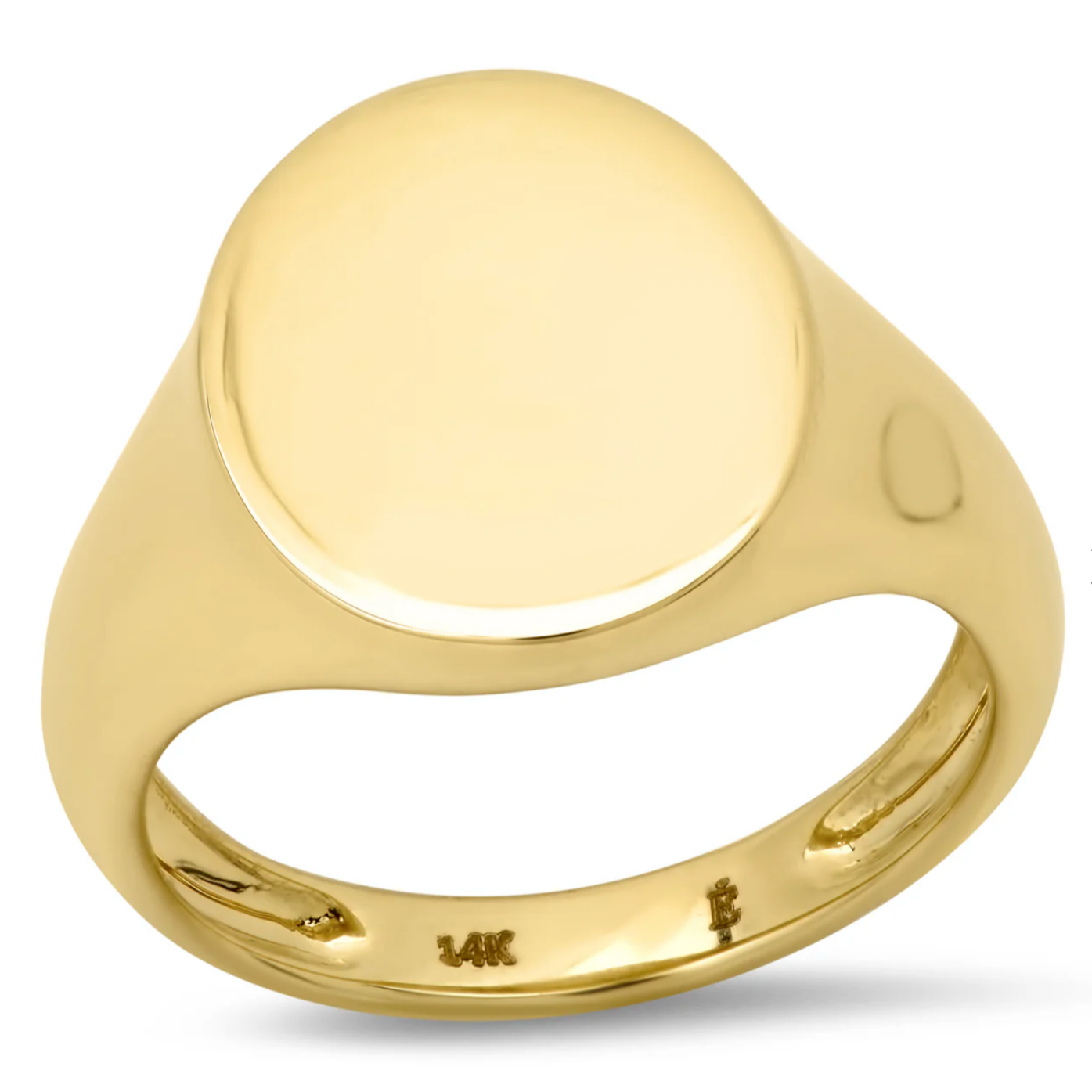 Gold Signet Pinky Ring
