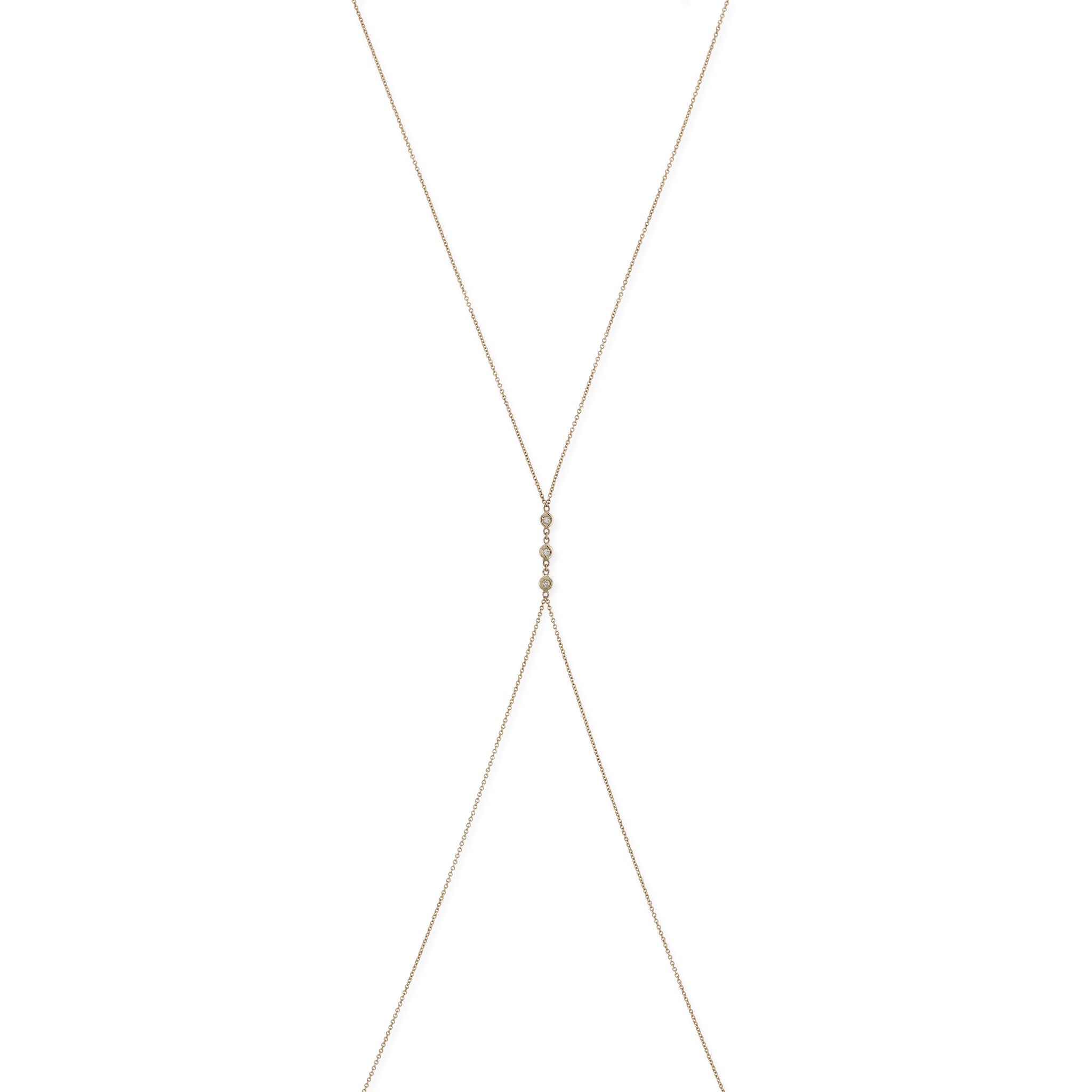3 DIAMOND BODY CHAIN (THIN CHAIN)