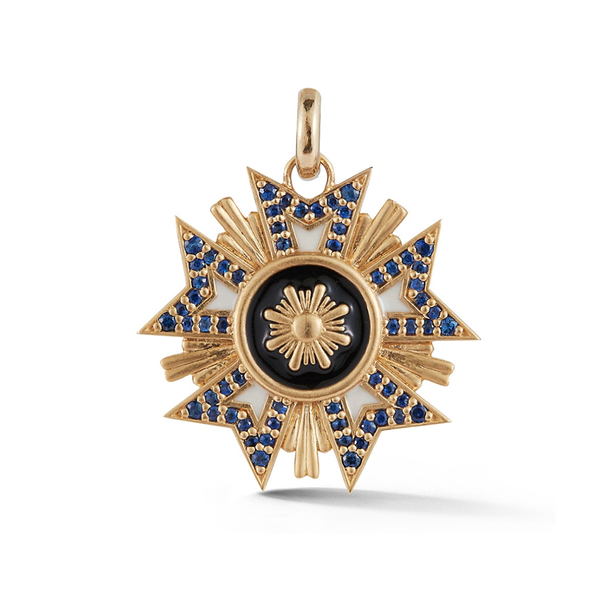 14K Gold and Enamel Military Emblem Charm – jaimiegellerjewelry